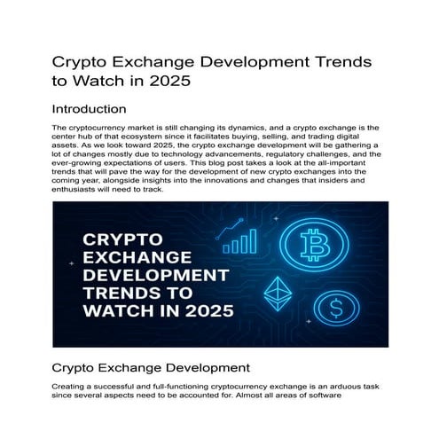 Crypto Exchange Development Trends to Watch in 2025.pdf