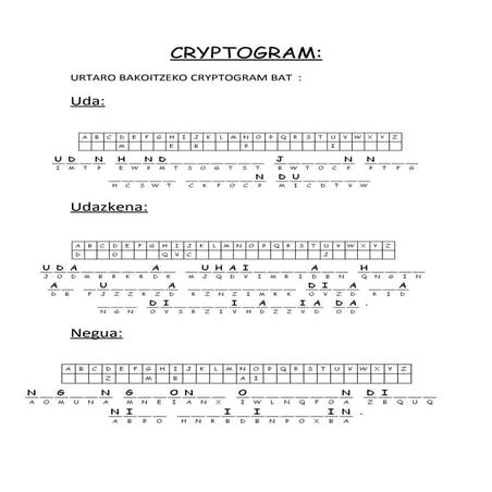 Cryptogram | DOC