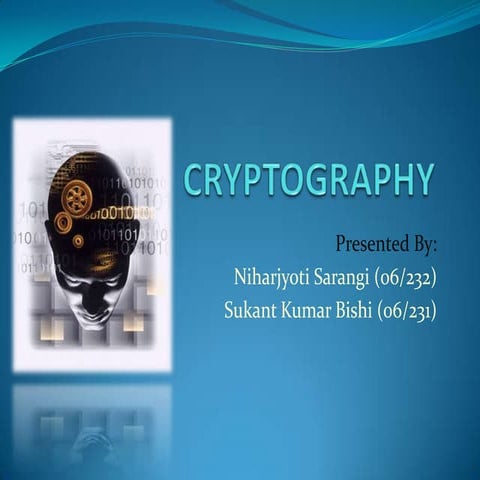 Cryptography | PPT