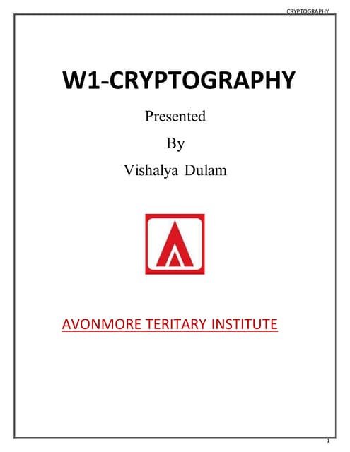 Data encryption | PPTX | Information and Network Security | Computing