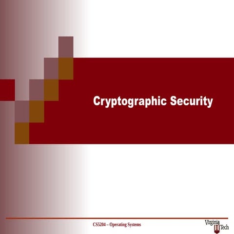 Cryptography subject gor lectures 111.ppt