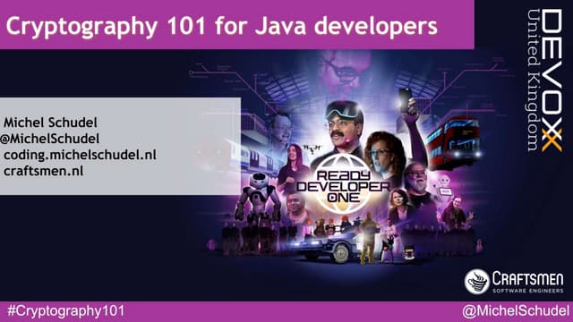 Cryptography 101 for Java developers | PPT Cryptography 101 for Java developers | PPT