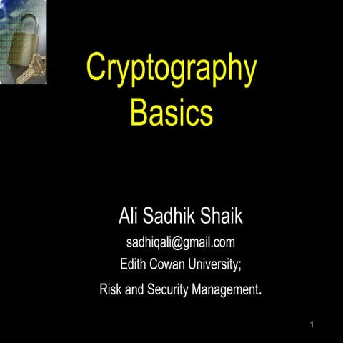 Cryptography Basics | PPT