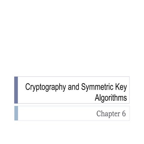 Cryptography Chap6pptx Computer Networking Computing 7824