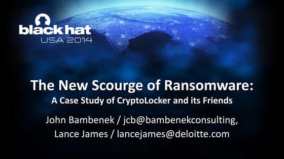 Cryptolocker Ransomware Attack | PPTX