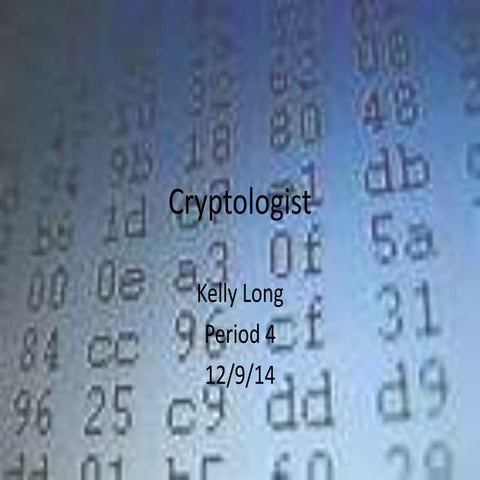 Cryptologist | PPT