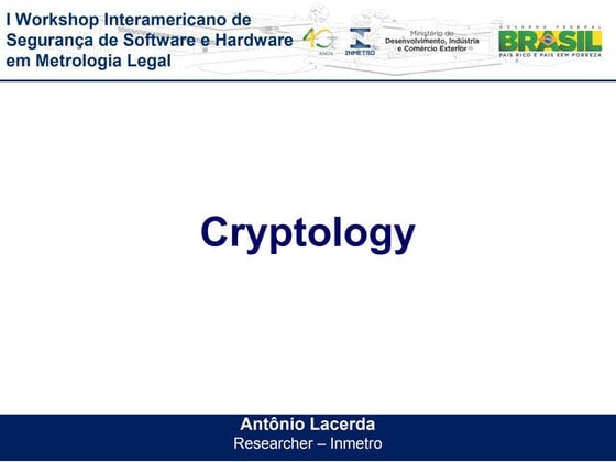 Presentation on Cryptography | PPT