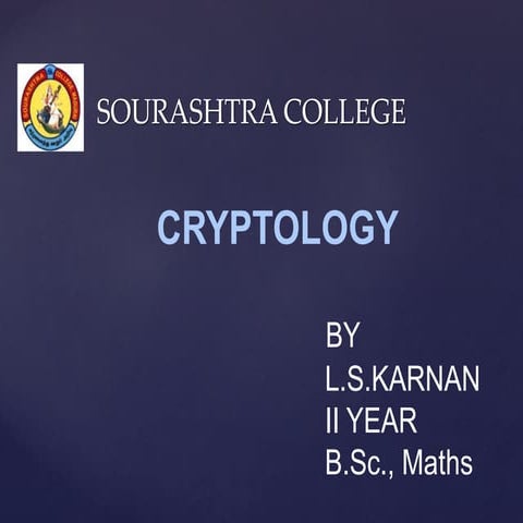 CRYPTOLOGY | PPT