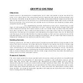 Crypto system project abstract | DOCX