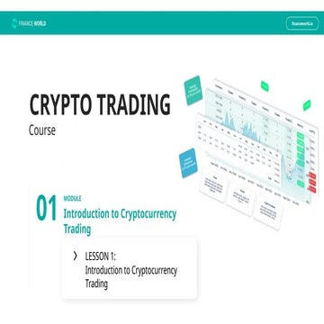 CRYPTO TRADING COURSE BY FINANCEWORLD.IO