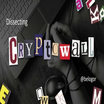 Dissecting Cryptowall | PPT