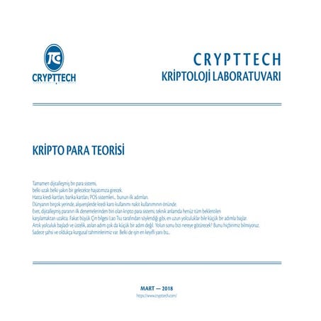 KRİPTO PARA TEOİRİSİ | PDF