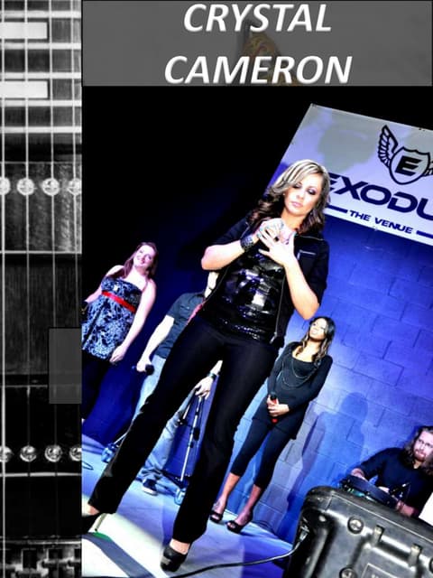 Crystal Cameron, Singer/songwriter/actress at Singer/songwriter