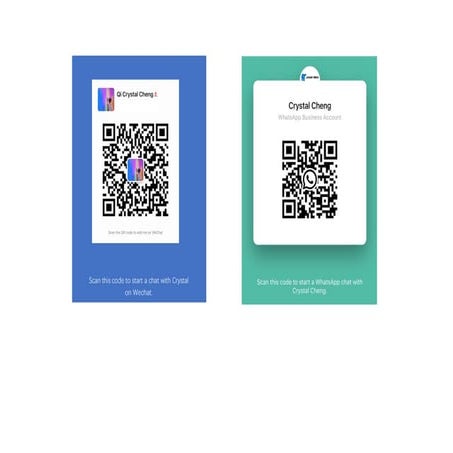 Crystal contact qr code | PDF