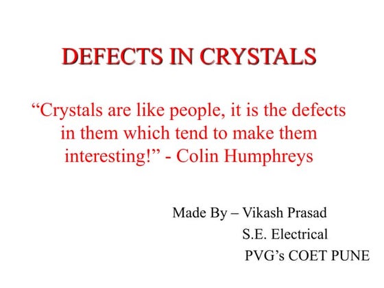 Crystallographic planes and directions | PPT