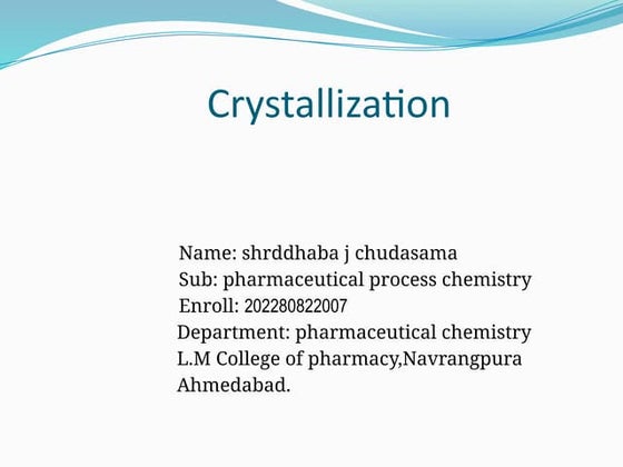 Crystallization (process chem).pptx