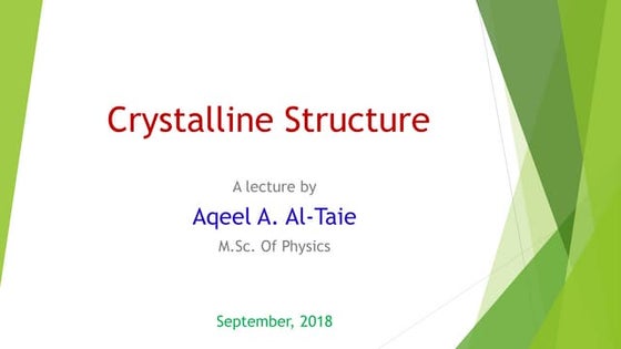 CRYSTAL STRUCTURE.pptx