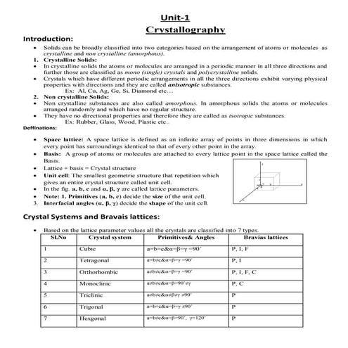 Crystallography | PDF