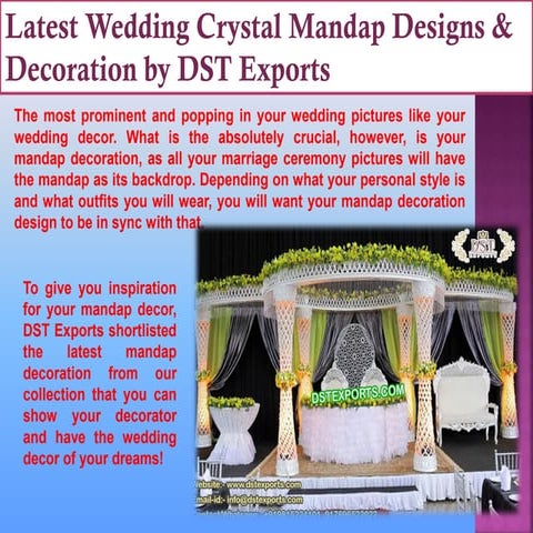 Crystal mandap decoration | PDF