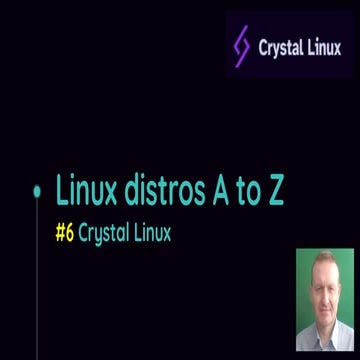 CrystalOS Linux introduction. Lets see how it looks. | PDF