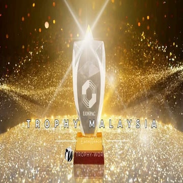 New Shape Golden Star Crystal Trophies at Trophy-World Malaysia ...