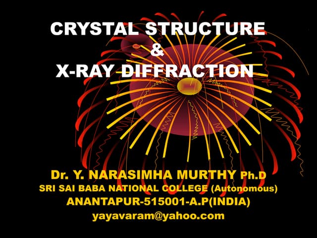 Crystal structure notes | DOC