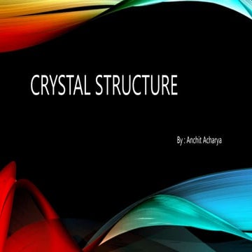 Crystal structure.pptx