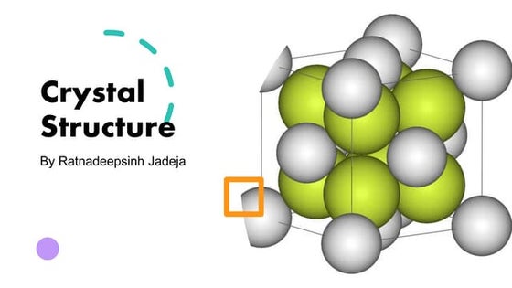 Mme 323 materials science week 4 - structure of crystalline solids | PPT