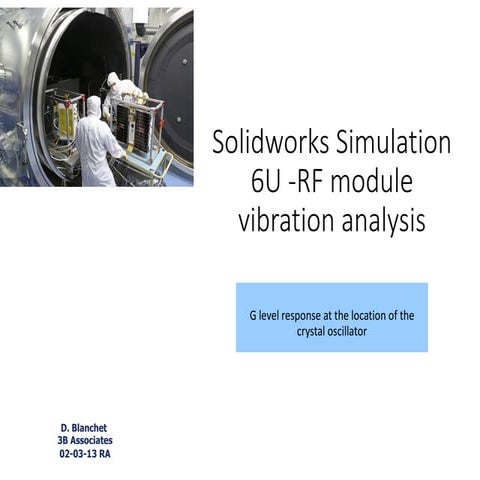 6U-RF module vibration simulation crystal oscillator | PDF