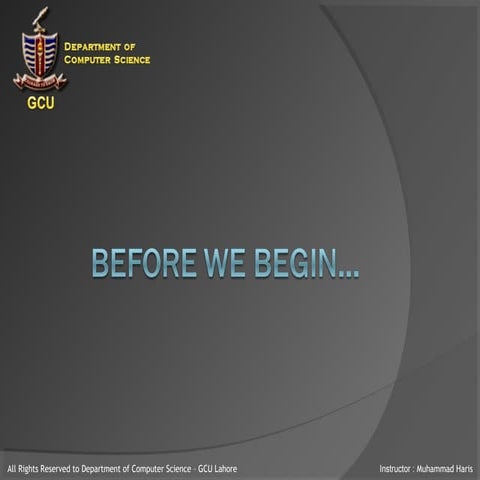 Fundamental Programming Lect 1 Ppt