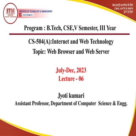 CS-504 Lecture 6 noes for computer science | PPT