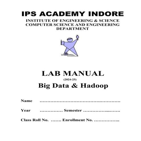 CS-802 (A) BDH Lab manual IPS Academy Indore | DOCX