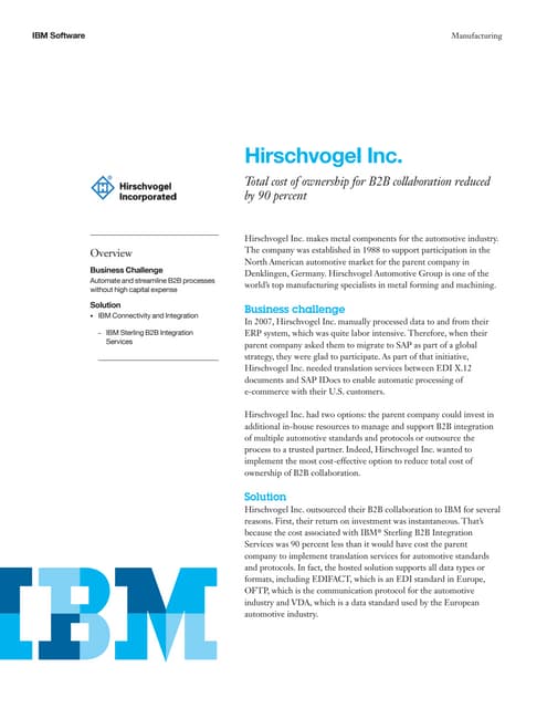 Lightwell B2B Framework for IBM Sterling B2B Integrator | PDF | Computer Software and ...