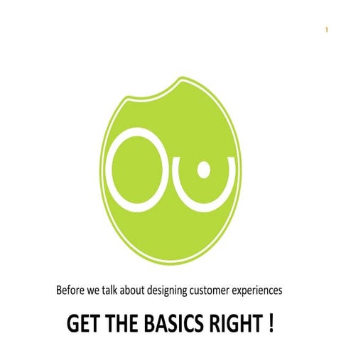 Get the basics right | PPT