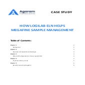 HOW LOGILAB ELN HELPS MEGAFINE SAMPLE MANAGEMENT | PDF