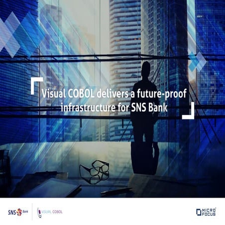 Micro Focus Visual COBOL delivers a future-proof infrastructure for SNS Bank | PDF