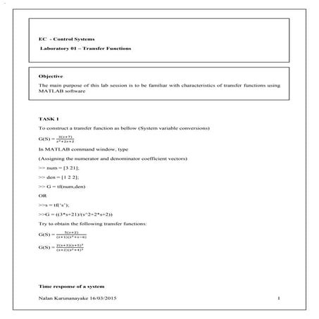 linear algebra in control systems