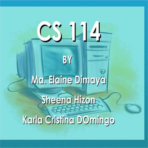 Cs114 | PPT