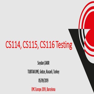 Conducted susceptibility cs114_cs115_cs116 tests details | PDF