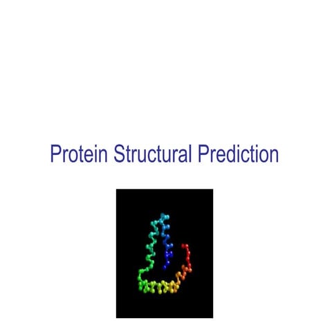 Cs273 structure prediction | PPT