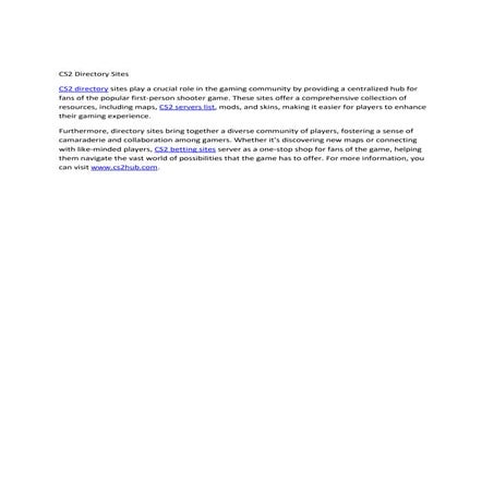CS2 Directory Sites.pdf