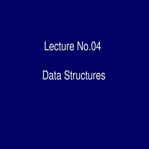 Introduction To Data Strucutre and Time Complexity | PPT