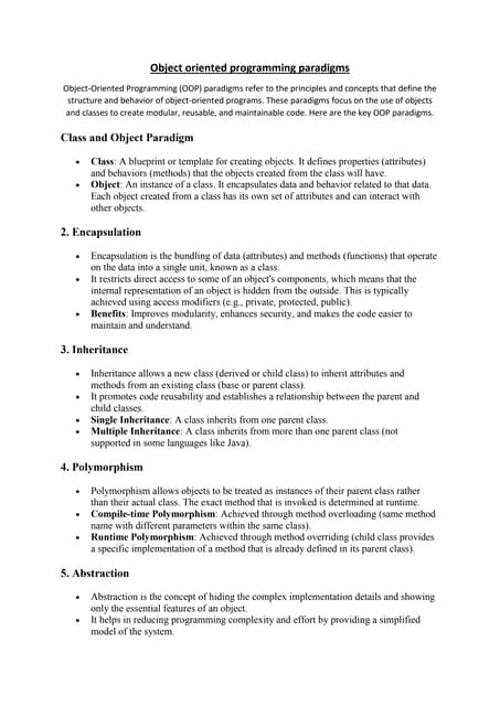 CS3391 Object oriented programming paradigms.docx CS3391 Object oriented programming paradigms.docx