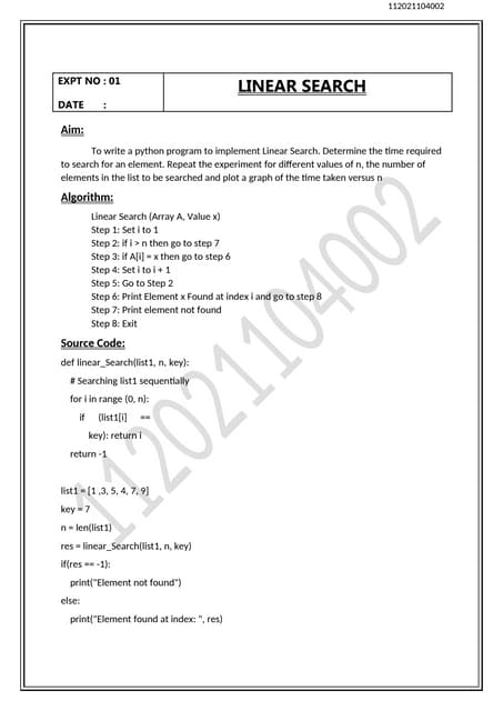 Cs3401 Algorithmto Use For Data Structuredocx 9047