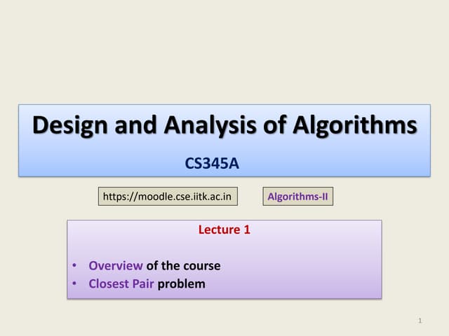 CS345-Algorithms-II-Lecture-1-CS345-2016.pdf CS345-Algorithms-II-Lecture-1-CS345-2016.pdf