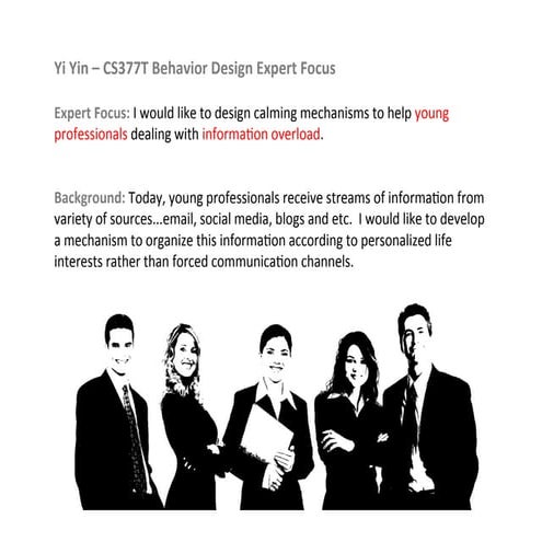 Cs377t Expert Focus | PDF | Technology & Computing