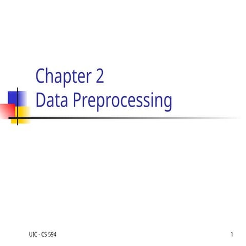 data preprocessing in machine learning python | PPT