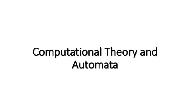 Deterministic Finite Automata (DFA) | PDF