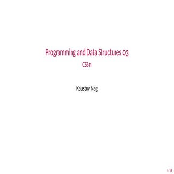 CS611 - Programming and Data Structures 03.pdf