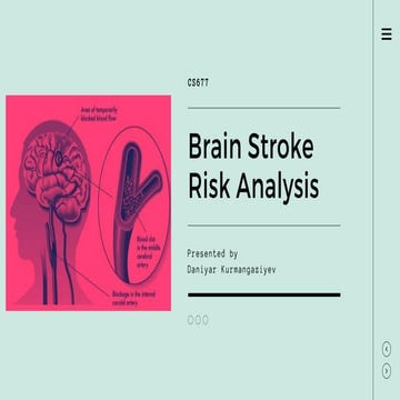 Brain Stroke Risk Analysis with machine learning | PDF